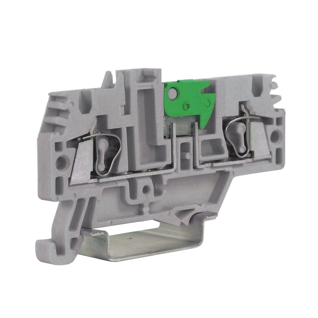 Knife Disconnect Spring Terminal Block, DIN Rail Mount, Screwless Knife ...